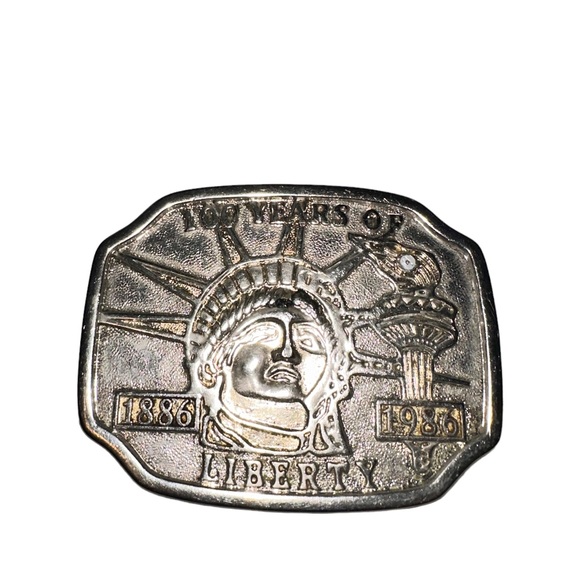 Accessories | Statue Of Liberty Belt Buckle 10 Years Of Liberty 1886 ...